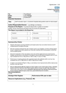 ULHT Innovation Report front page - United Lincolnshire Hospitals