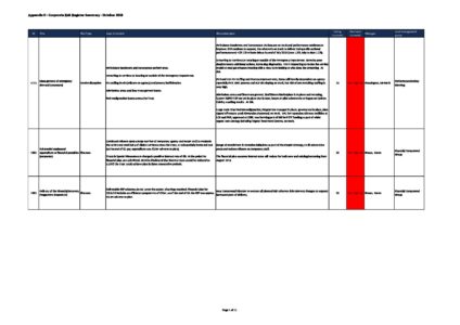 Item 13.1 Appendix II - Corporate Risk Register Summary - October 2018 ...