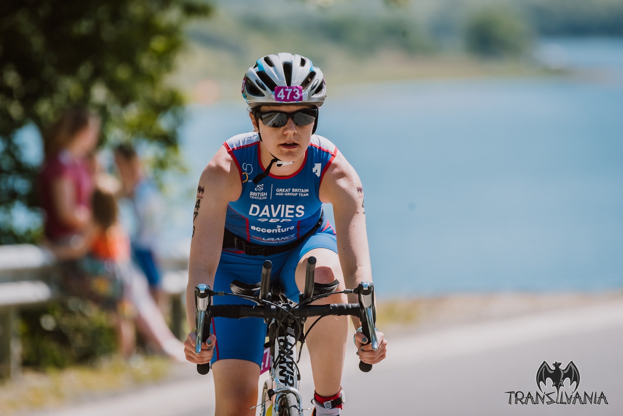 Alice Davies competing in the Transylvanian triathlon - United ...