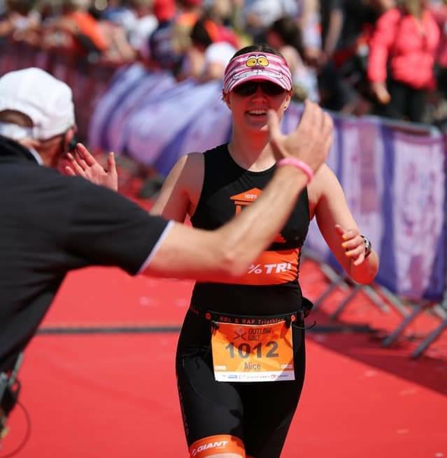 Alice Davies competing in the Transylvanian triathlon - United ...