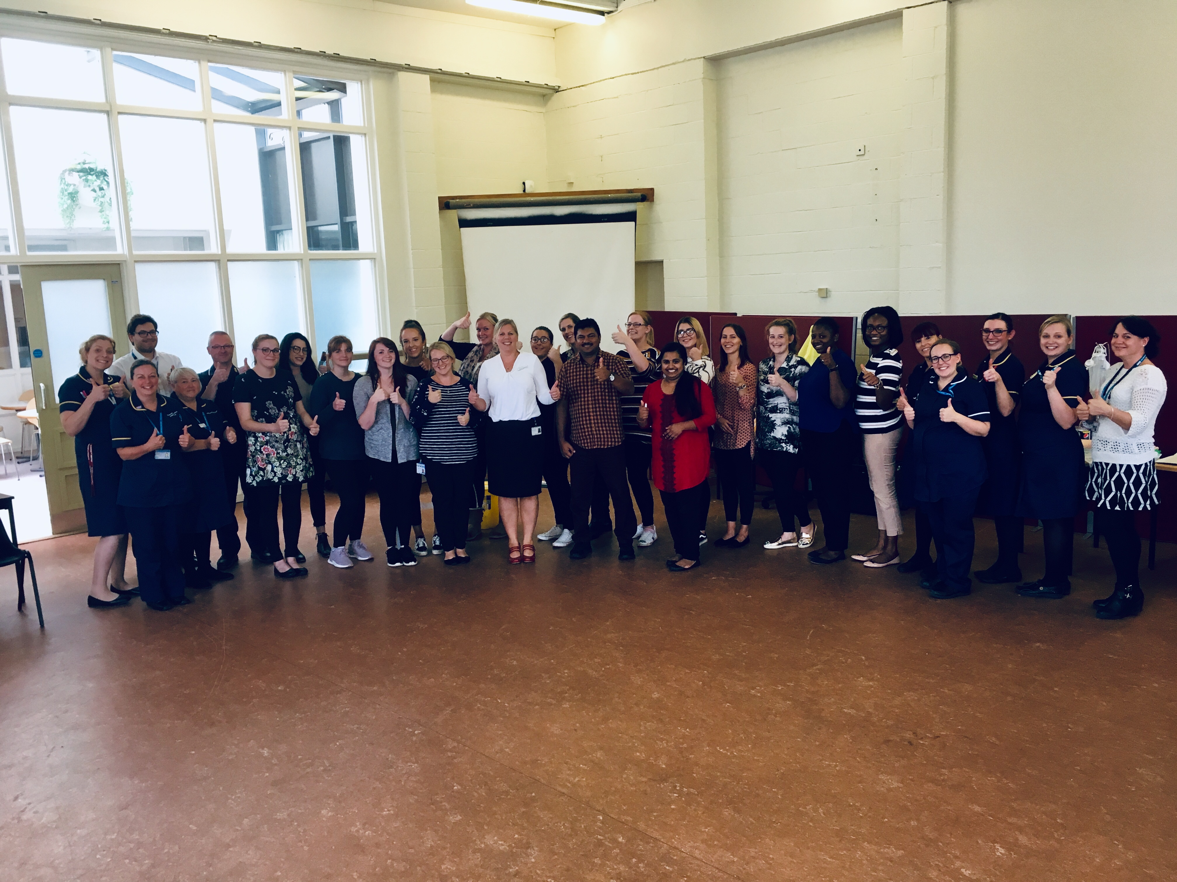 Newly qualified nurses are welcomed to the Trust by Director of Nursing ...