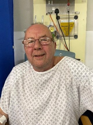 Mr Watson recovering in hospital after his surgery - United ...