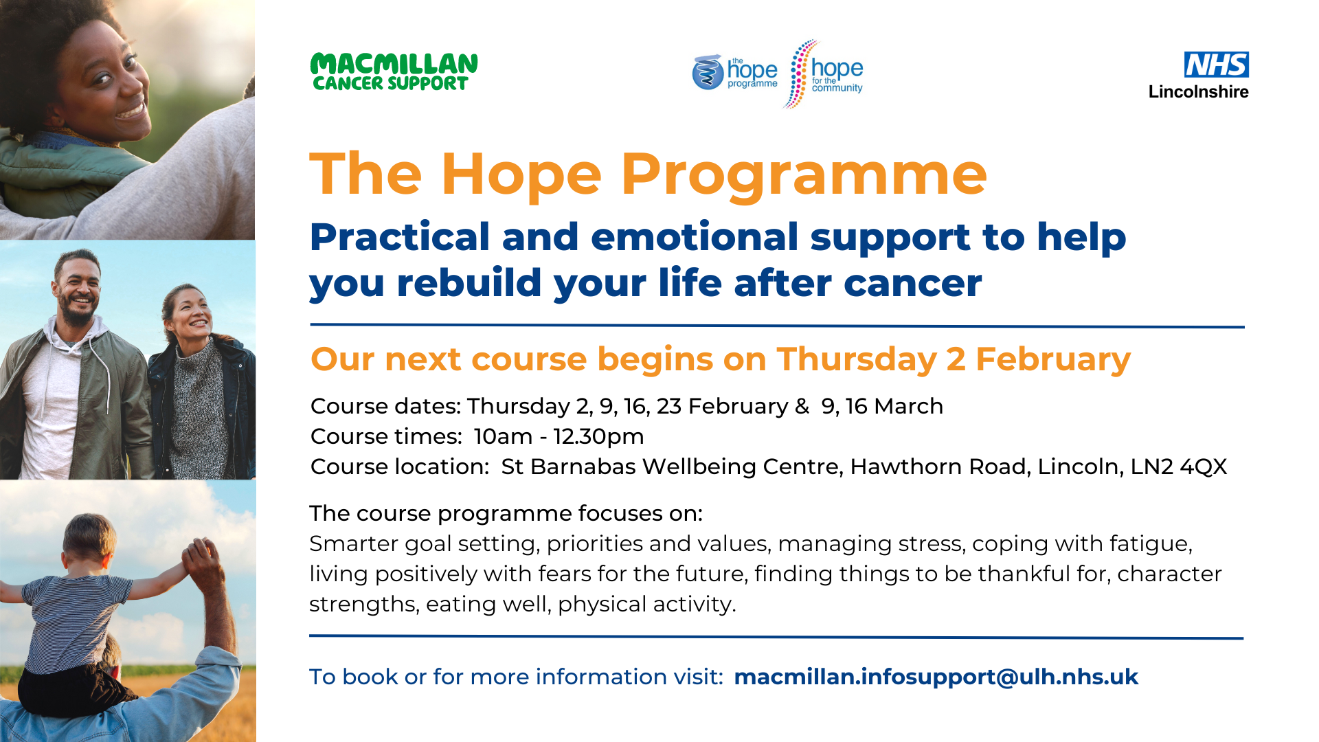 The Hope programme - Lincolnshire - United Lincolnshire Hospitals