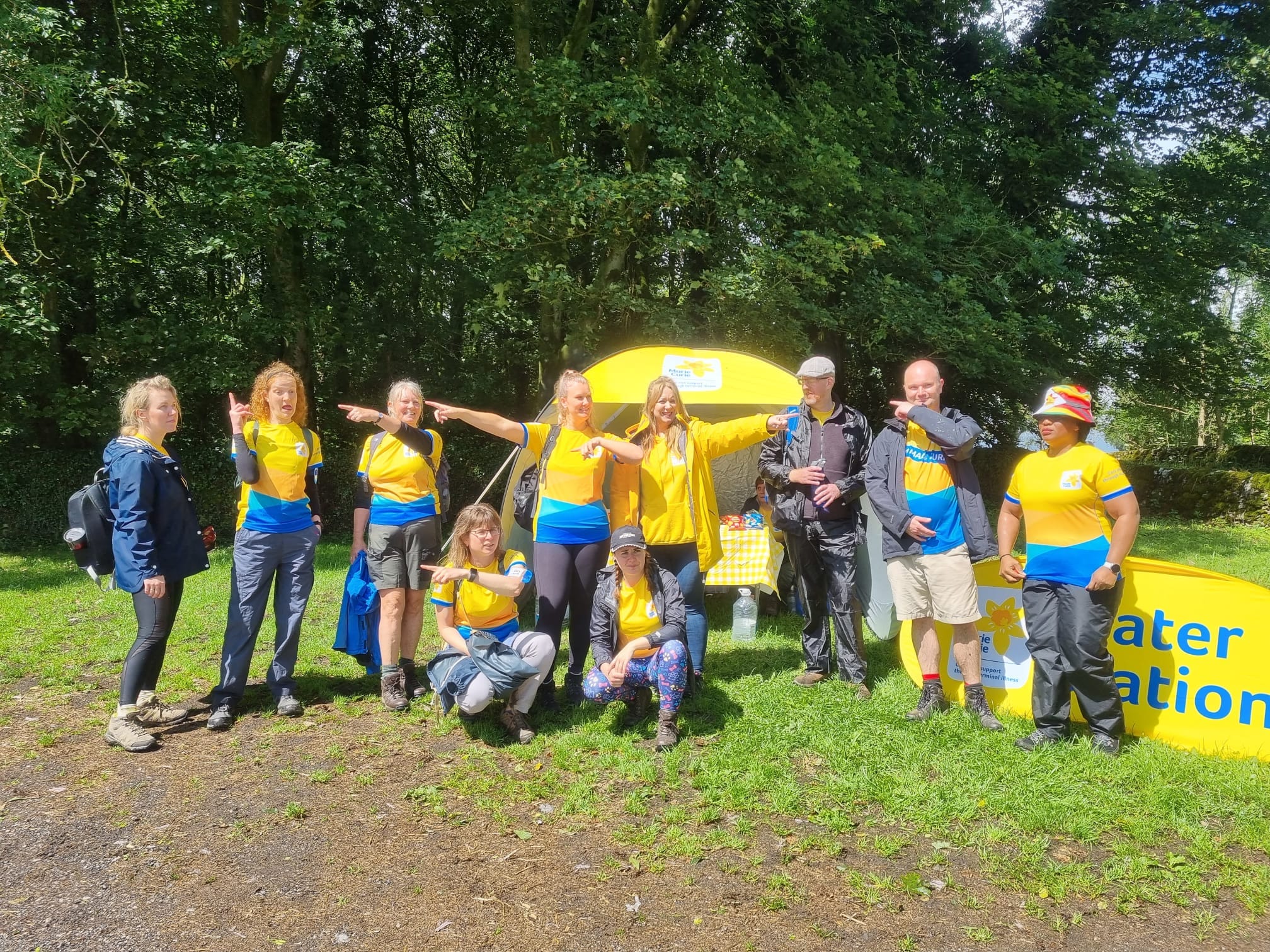 Hospital clinical research team peak during trek in aid of a charity ...