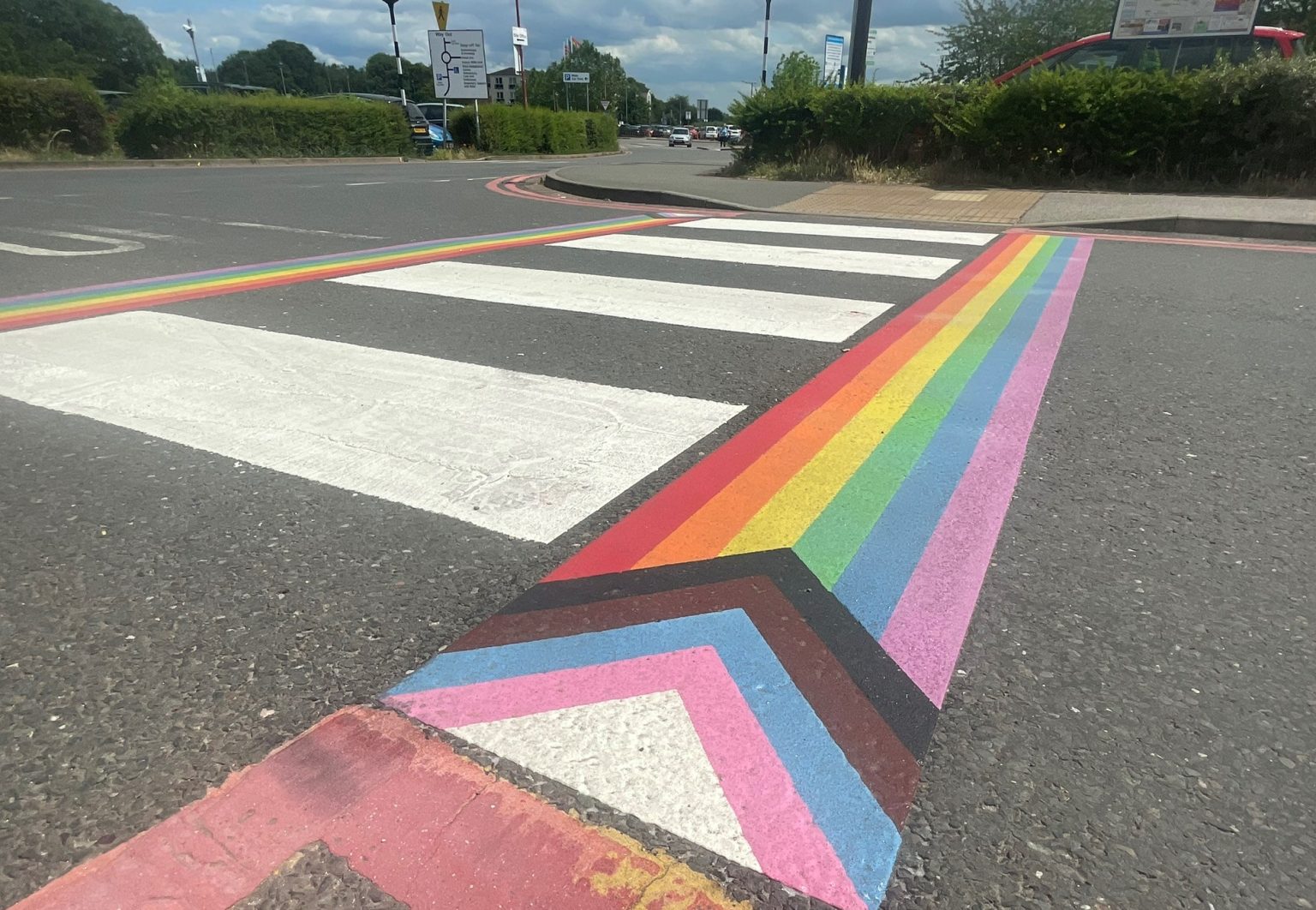 Stepping forward with pride: rainbow crossings unveiled at Lincolnshire ...