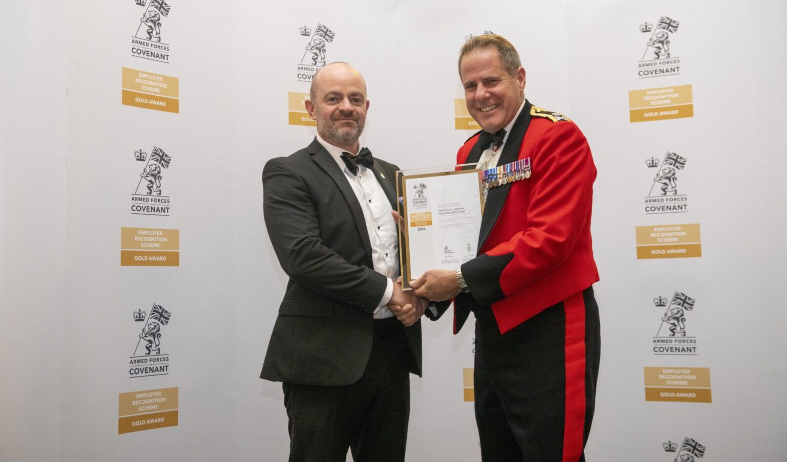 Gold for Lincolnshire’s hospitals in Ministry of Defence Awards ...