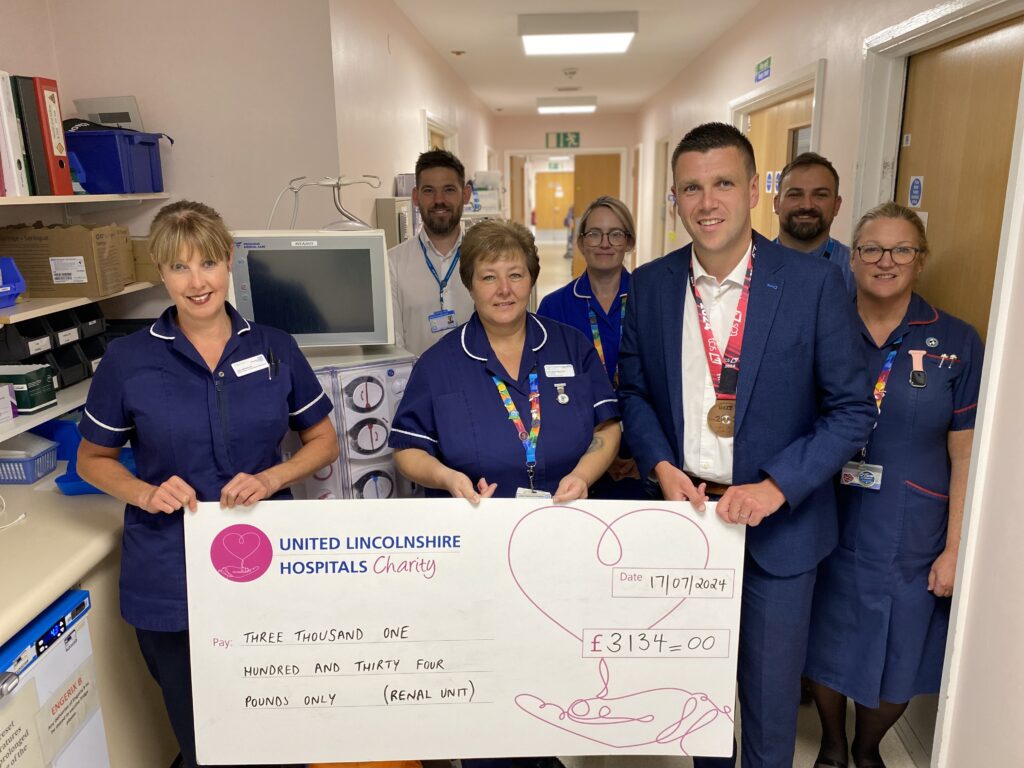 Marathon effort to thank hospital unit - United Lincolnshire Hospitals